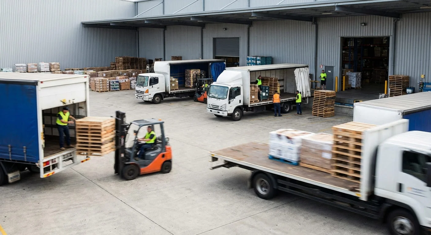 Pallet courier transport: tracking & reliability | MTI Express